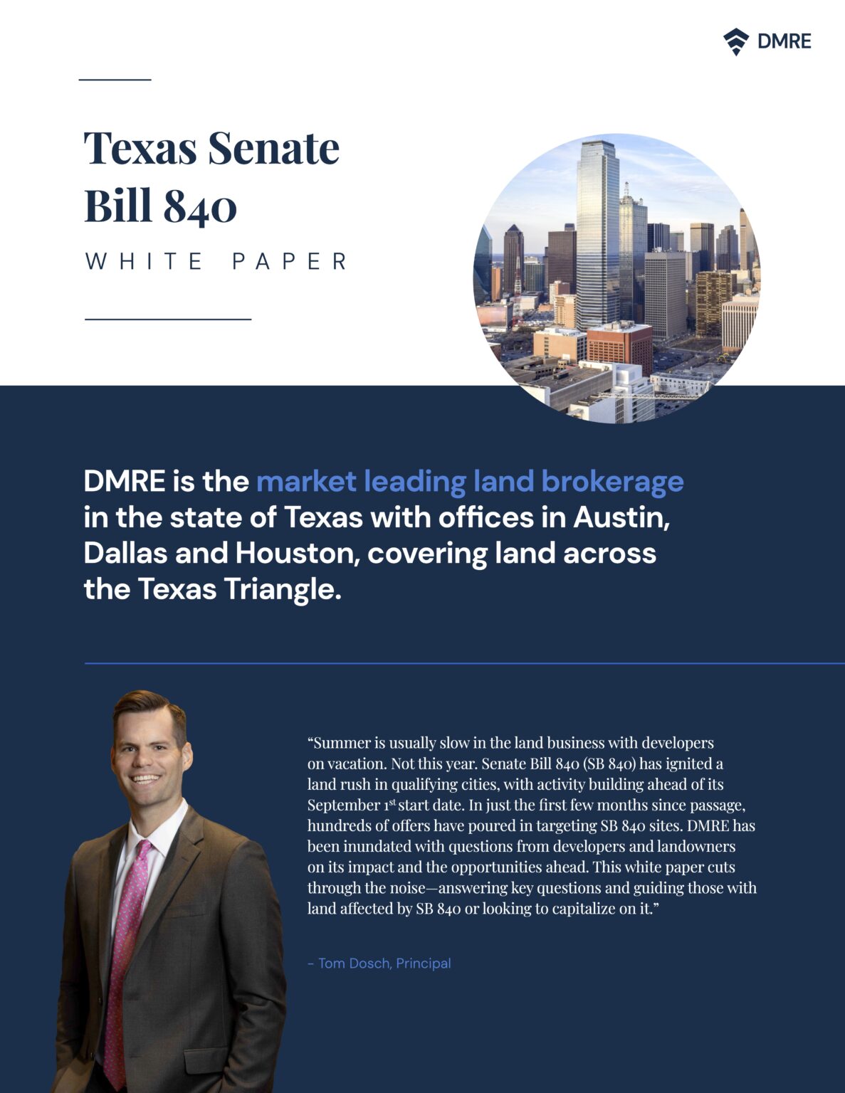Texas Senate Bill 840 White Paper | DMRE