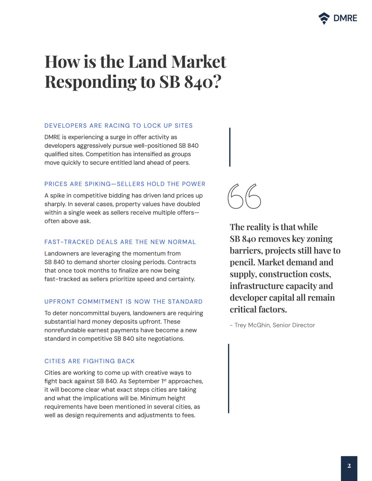 Texas Senate Bill 840 White Paper | DMRE